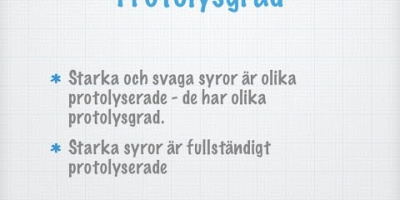 Starka och svaga syror och baser - Magnus Ehingers undervisning